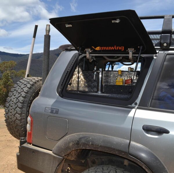 Emuwing Gullwing Window - Nissan Patrol Y61 GU LWB (1997-2015)